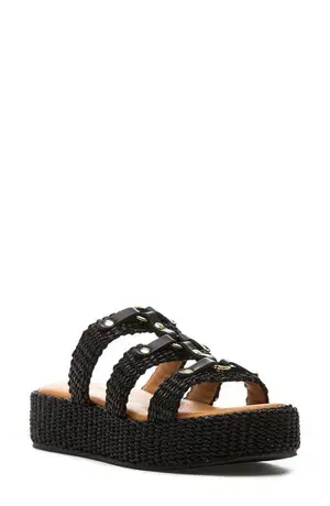275 CENTRAL Sophia Platform Sandal - Black