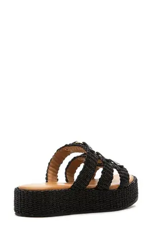 275 CENTRAL Sophia Platform Sandal - Black