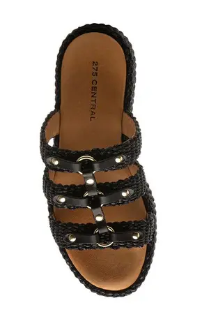 275 CENTRAL Sophia Platform Sandal - Black