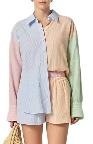 Color Blocked Shirts For Women