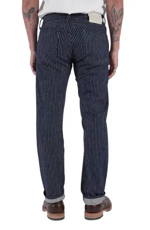 HIROSHI KATO The Hammer Straight Leg 14-ounce Stretch Selvedge Jeans - Rinse