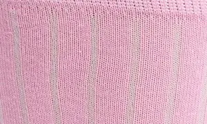 HIGH HEEL JUNGLE Arcade Stripe Crew Socks - Pink