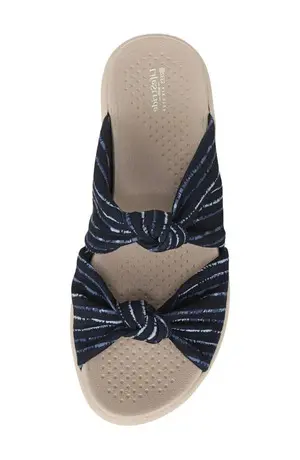 LIFESTRIDE Caring Slide Sandal - Navy/blue Multi