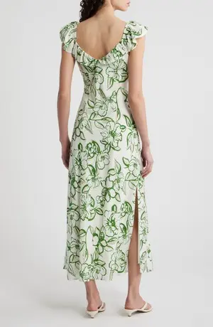 Sam Edelman Petal Sketch Maxi Dress