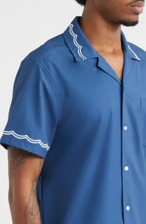 MAVRANS Waves Performance Camp Shirt