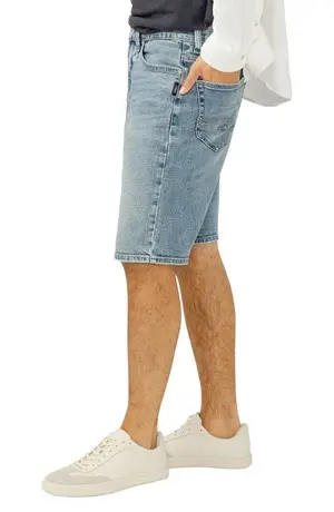 SILVER JEANS CO. Zac Relaxed Fit Denim Shorts