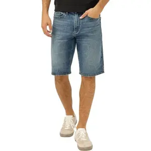 SILVER JEANS CO. Zac Relaxed Fit Denim Shorts