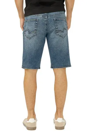SILVER JEANS CO. Zac Relaxed Fit Denim Shorts