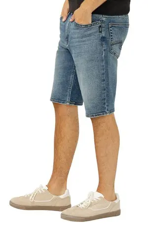 SILVER JEANS CO. Zac Relaxed Fit Denim Shorts