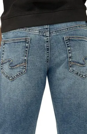 SILVER JEANS CO. Zac Relaxed Fit Denim Shorts