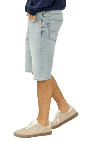 SILVER JEANS CO. Gordie Relaxed Fit Denim Shorts