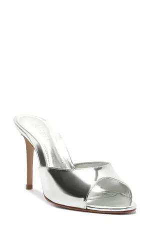 Schutz Cloe Slide Sandal - Prata