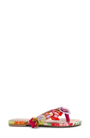 Betsey Johnson Doloris Bead & Sequin Flip Flop
