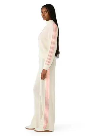 Steve Madden Open Stitch Zip-up Cardigan