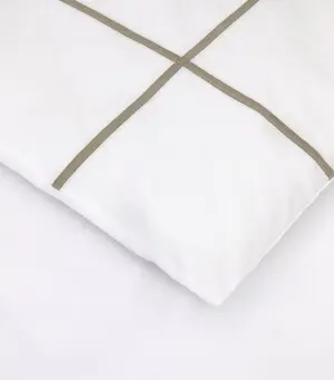 YVES DELORME Athena Duvet Cover - Green
