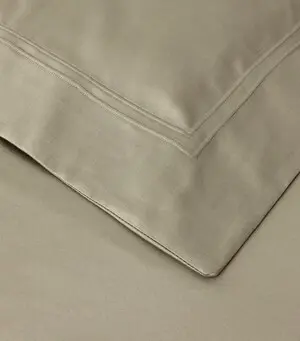 YVES DELORME Triomphe Kaki King Duvet Cover - Green