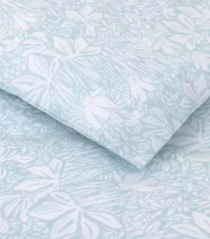 YVES DELORME Capri Aqua King Duvet Cover