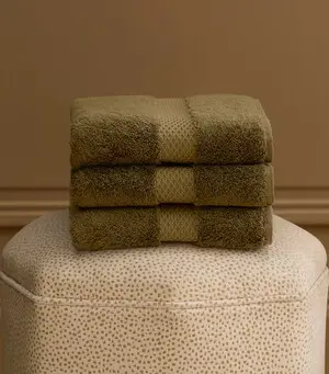 YVES DELORME Etoile Bath Towel - Green