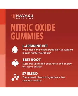 HAVASU NUTRITION Nitric Oxide Gummies For