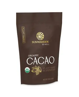 SUNWARRIOR Be Well Organic Cacao Powder - No Color