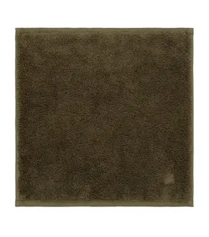 YVES DELORME Toile Face Cloth - Green