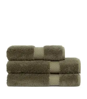 YVES DELORME Etoile Guest Towel - Green