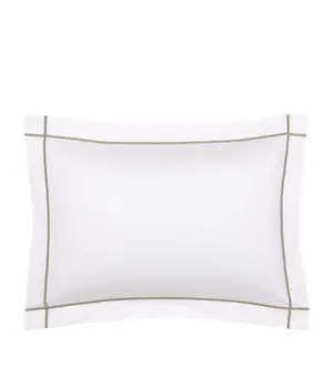 YVES DELORME Athena Oxford Pillowcase - Green