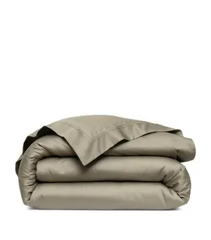 YVES DELORME Triomphe Kaki King Duvet Cover - Green
