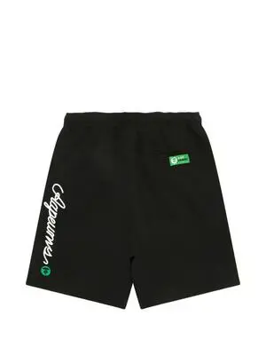 AAPE BY *A BATHING APE Logo-appliqué Track Shorts - Black