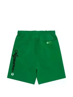AAPE BY *A BATHING APE Logo Embroidery Shorts