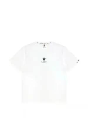 AAPE BY *A BATHING APE Logo-print T-shirt - White