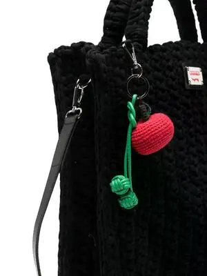 CHARLES JEFFREY Apple-charm Tote Bag