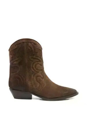JULIE DEE Ankle Cowboy Boots