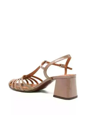Chie Mihara Caged T-strap Sandals