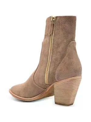 JULIE DEE Pointed Ankle Boots
