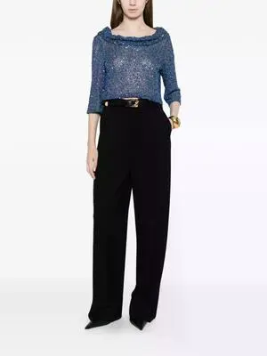 FELY CAMPO Sequin Embellished Blouse