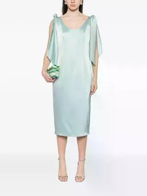 FELY CAMPO Draped Midi Dress