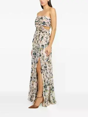 Cinq À Sept Magy Strapless Gown - Neutrals