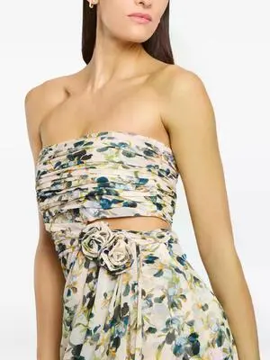 Cinq À Sept Magy Strapless Gown - Neutrals