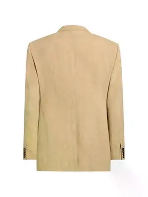 Dolce & Gabbana Single-breasted Suit In Tweed Linen - Neutrals