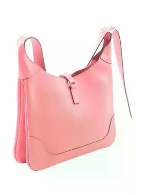 Hermès 2020 Evercolor Trim Duo 24 Crossbody Bag - Pink