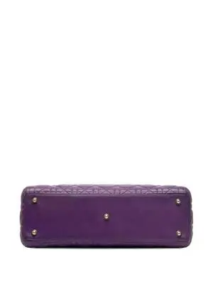 Dior 2012 Large Lady Satchel - Purple