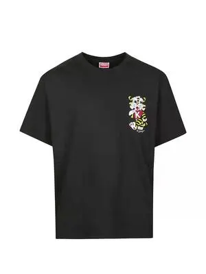 Kenzo Wild Tiger Cartoon Print T-shirt