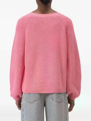 Closed Long Sleeve Crew-neck Sweater