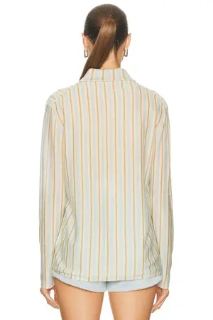 Guest In Residence Fine Stripe Showtime Shirt