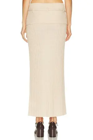 Guest In Residence Lia Skirt - Sandstone