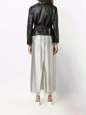 MAISON MARGIELA Wrap-style Leather Jacket