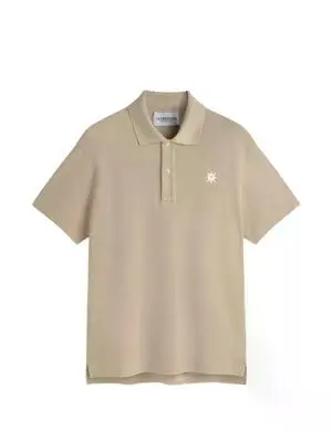LES HÉRITIERS Chest-detail Polo Shirt - Neutrals