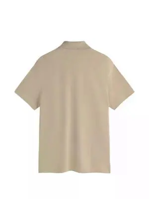LES HÉRITIERS Chest-detail Polo Shirt - Neutrals