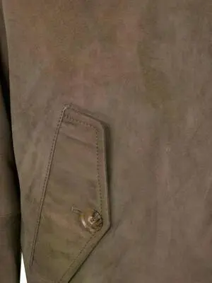 BARACUTA Suede Bomber Jacket